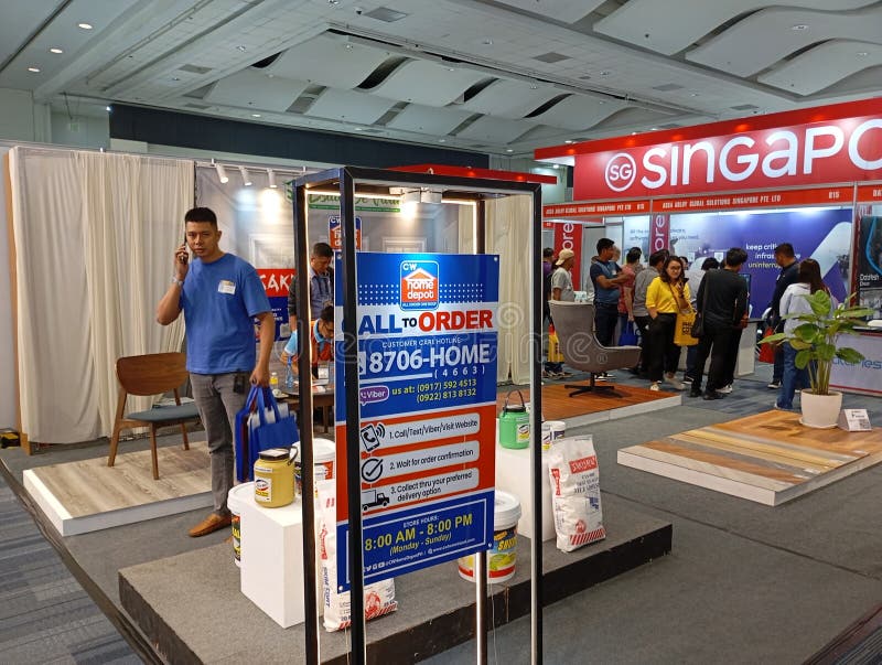 Home Depot Booth at Philconstruct Expo in Pasay, Philippines Editorial ...