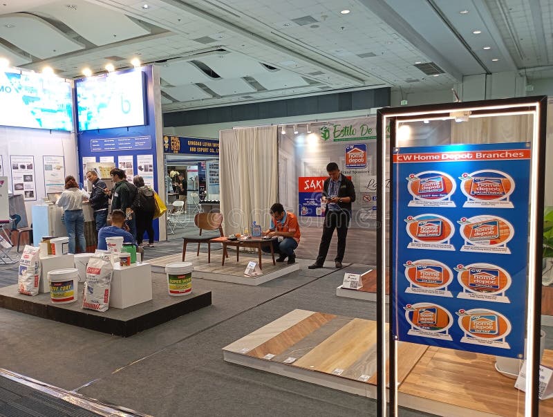 Home Depot Booth at Philconstruct Expo in Pasay, Philippines Editorial ...