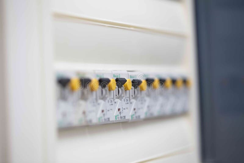 Electrical Switches Panel Home Design Stock Image - Image of power ...