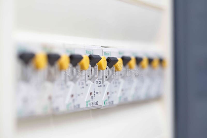 Electrical Switches Panel Home Design Stock Image - Image of switches ...