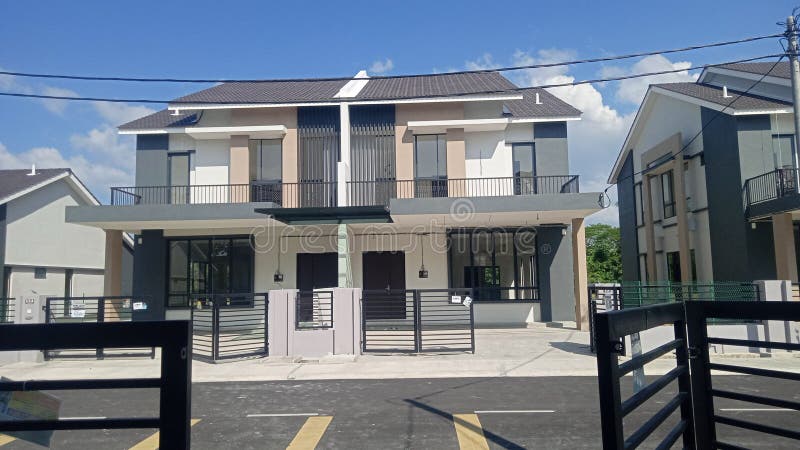 Home Design for New Home from Asia Stock Image - Image of contructions ...