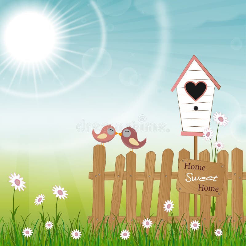 HOME doce Home ilustração stock. Ilustração de romântico - 47276487