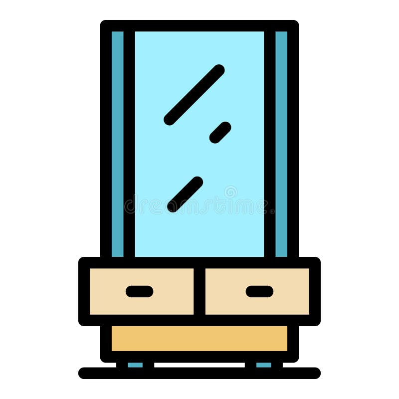 Home Dressing Room Icon Color Outline Vector Stock Vector ...