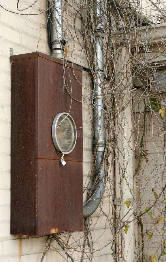 Home electrical meter box stock photo. Image of junction - 4501340