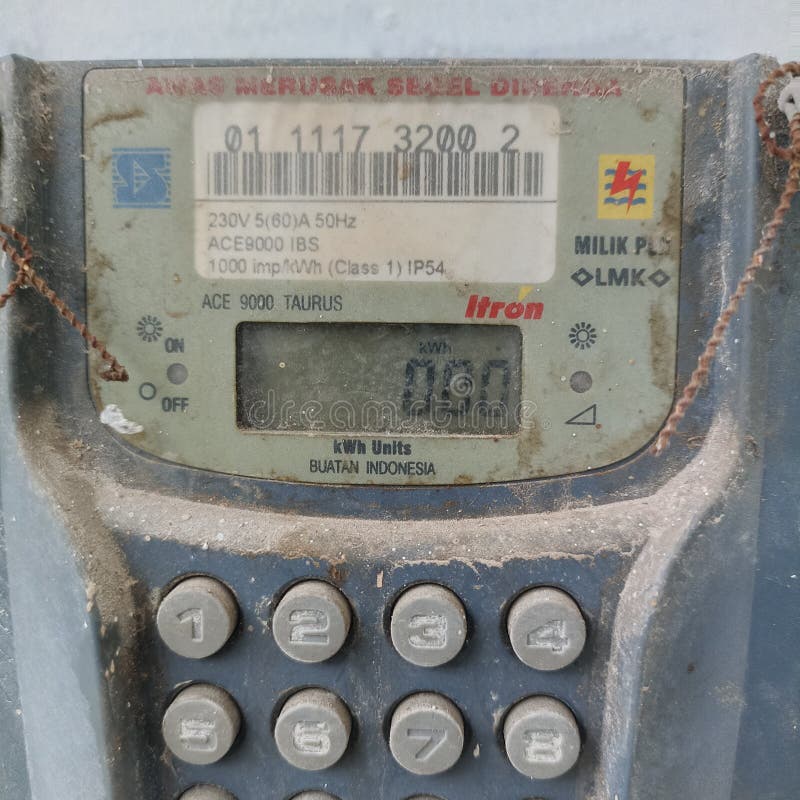 Home Electrical Meter Machine Box Editorial Stock Image - Image of ...