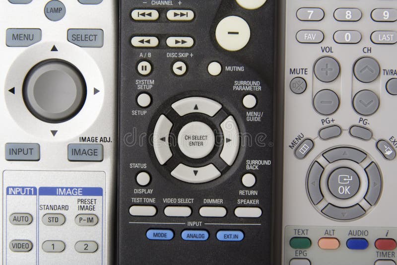 Home electronic devices stock image. Image of controller - 12142049