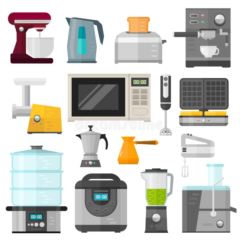 Home Electronics Appliances Elements Infographics Template Concept ...