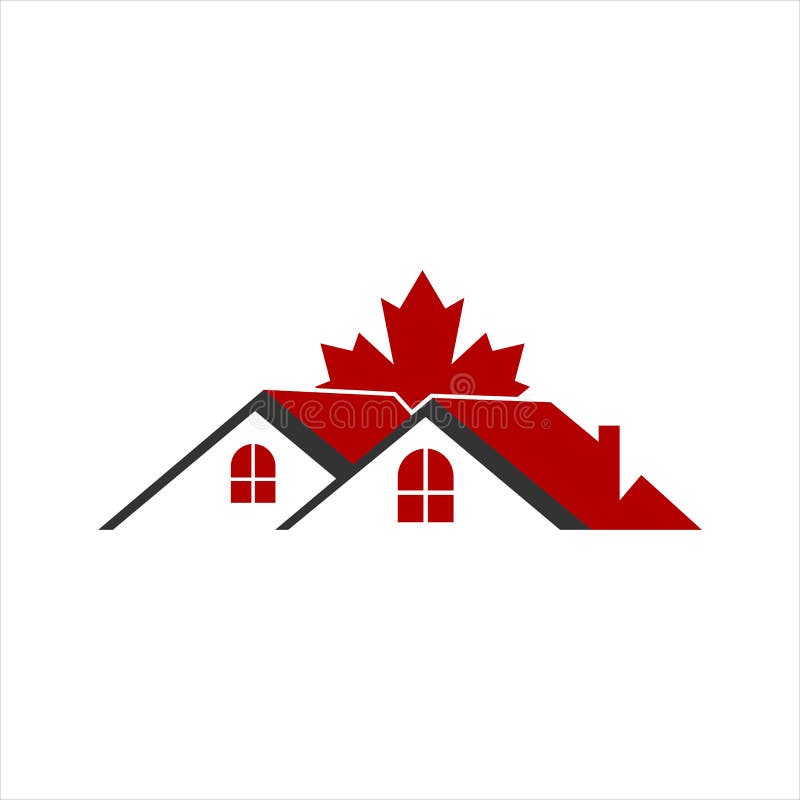 Home End Canada Vector Logo Graphic Modern Abstract Stock Vector ...