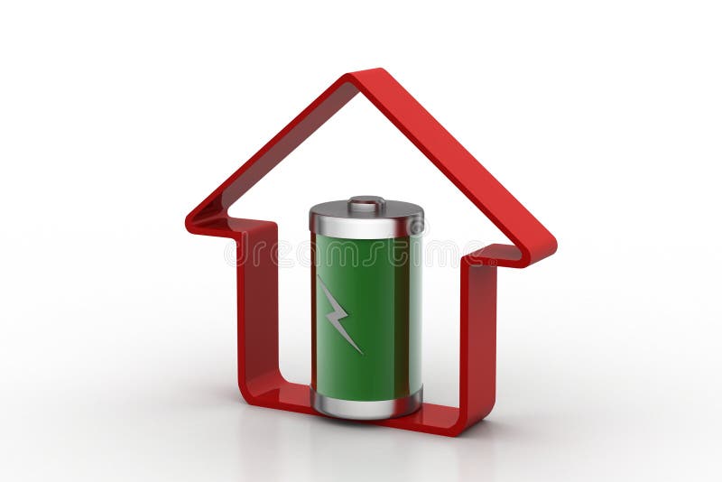 Home Battery Storage Stock Illustrations – 190 Home Battery Storage ...