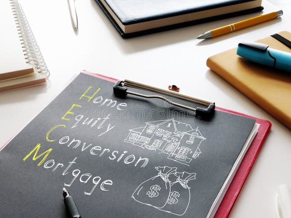 Home Equity Conversion Mortgage HECM is Shown on the Photo Using the ...