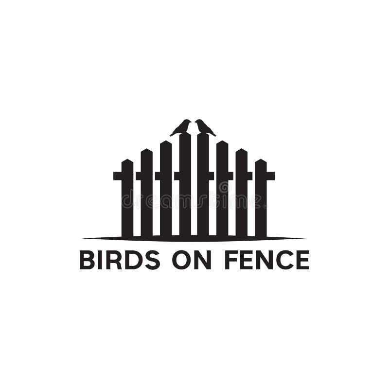 Home Fence Logo Design Template Stock Vector - Illustration of home ...