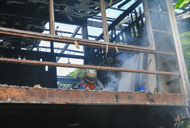 Home Fire Detail Images Conflagration Stock Photo - Image of heat ...