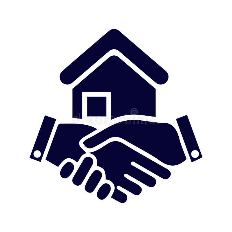 Home or Flat Buying Deal Icon Stock Vector - Illustration of deal, home ...