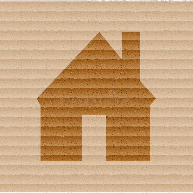 Home. Flat Modern Web Button and Space for Your Stock Vector ...