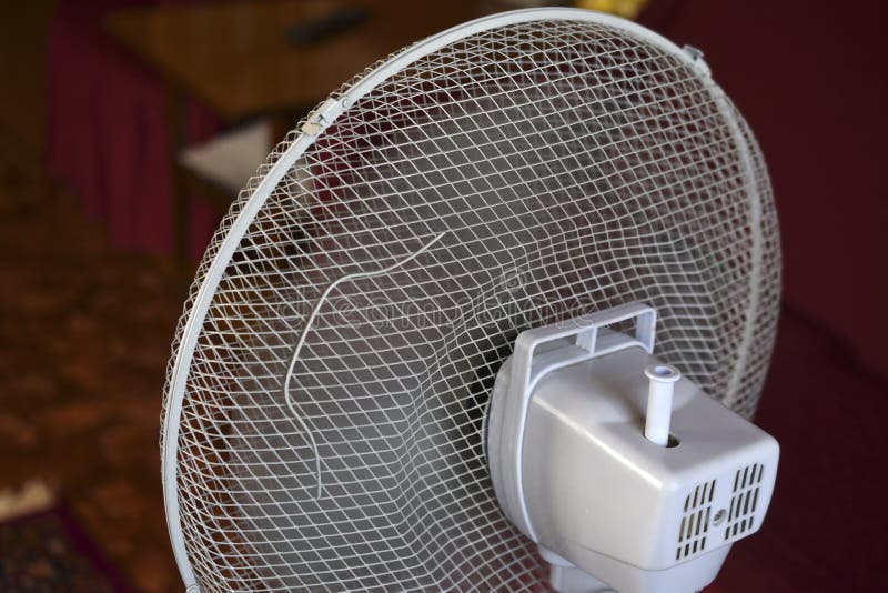 Home Floor Fan in the Summer Room Stock Image - Image of room ...