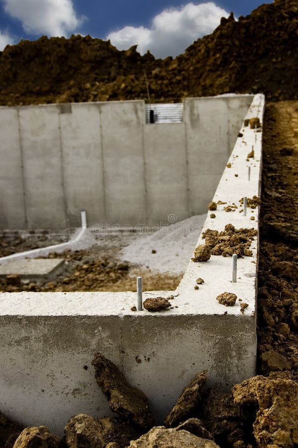 Home Foundation stock image. Image of construction, contractor - 1593027