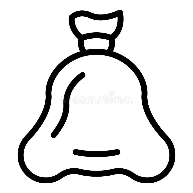 Trash Bag Black Outline Icon Stock Illustrations – 2,145 Trash Bag ...