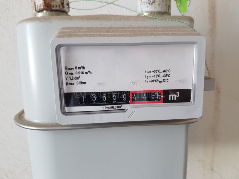 Residential Home Gas Meter stock photo. Image of energy - 57758750