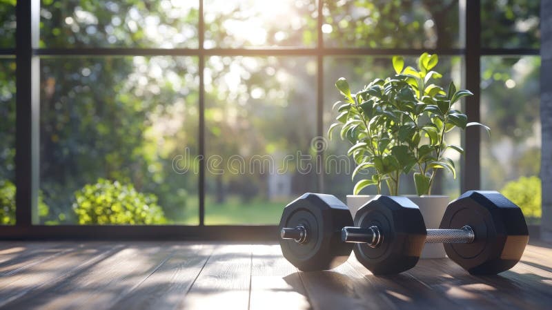 Home Gym Features Dumbbells View Nature Stock Photos - Free & Royalty ...