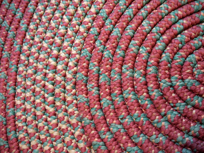 Home: Handmade Coiled Rag Rug Stock Photo - Image of comfort, textile ...