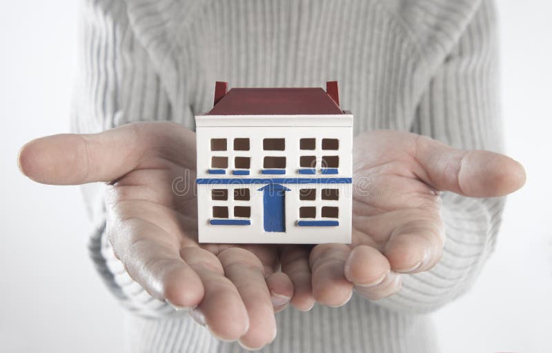 Home in Hands stock photo. Image of investment, home, close - 3338092