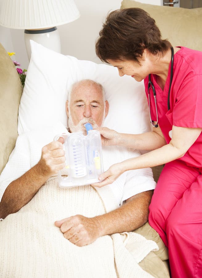Home Health - Respiratory Therapy Stock Photo - Image of breathing ...