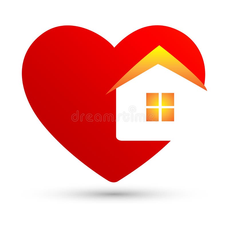 Home Heart Logo Stock Illustrations – 10,563 Home Heart Logo Stock ...