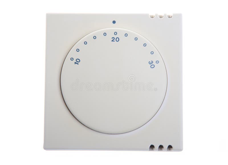 Heating thermostat stock image. Image of dial, heating - 4778489