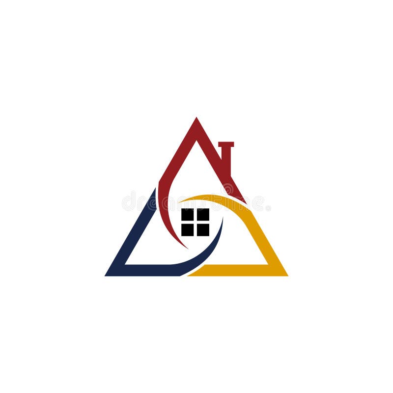 Home House Building Real Estate Property Design Template Vector Stock ...