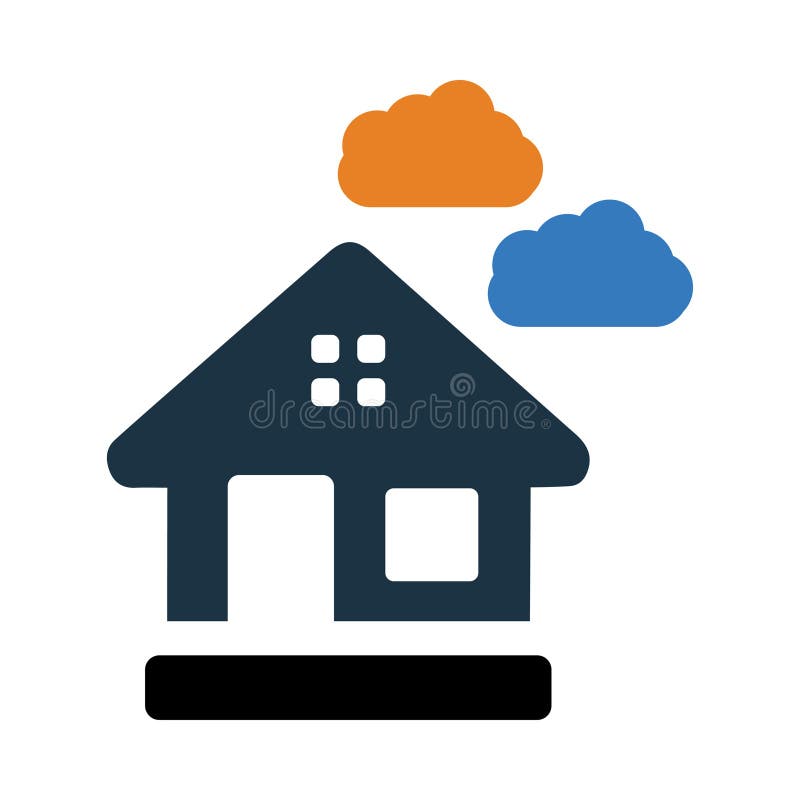 Home, House, Cloud, Wifi, Home Cloud Technology Icon Stock Vector ...