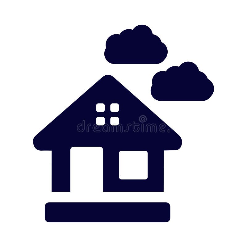 Home, House, Cloud, Wifi, Home Cloud Technology Icon Stock Vector ...