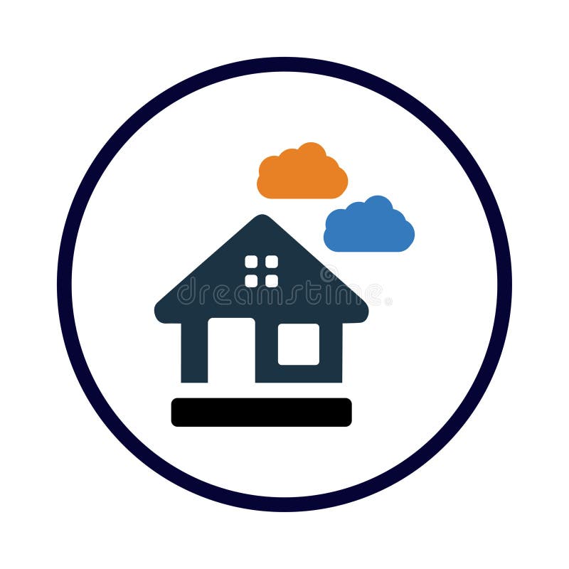 Home, House, Cloud, Wifi, Home Cloud Technology Icon Stock Vector ...