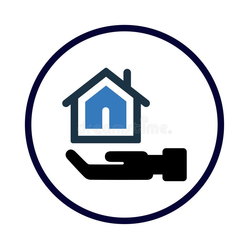Home, House, Hand, Sale Home on Hand Icon Stock Vector - Illustration ...