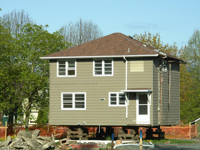 Home House Relocation Moving Stock Photo - Image of small, renovation ...