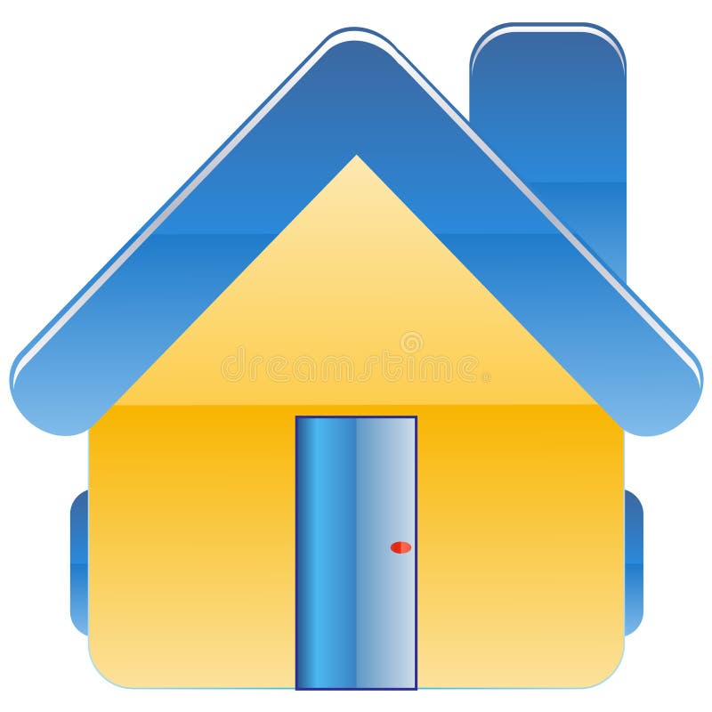 Home icon stock illustration. Illustration of city, home - 12395883