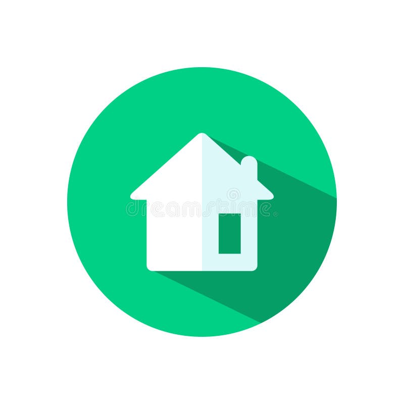 Home Icon Being at Home.a Sign or Symbol Stock Vector - Illustration of ...
