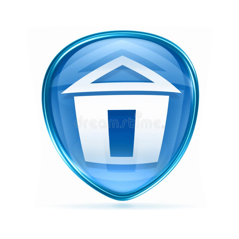 Home icon blue. stock illustration. Illustration of light - 294667271