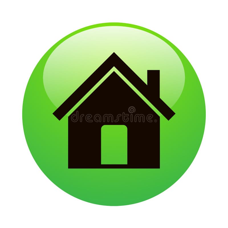 White Home Button Icon Png
