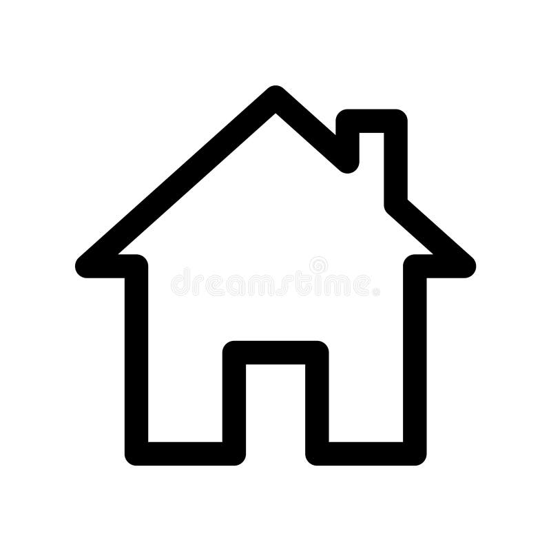 Home Icon Flat Vector Illustration Design Stock Vector - Illustration ...