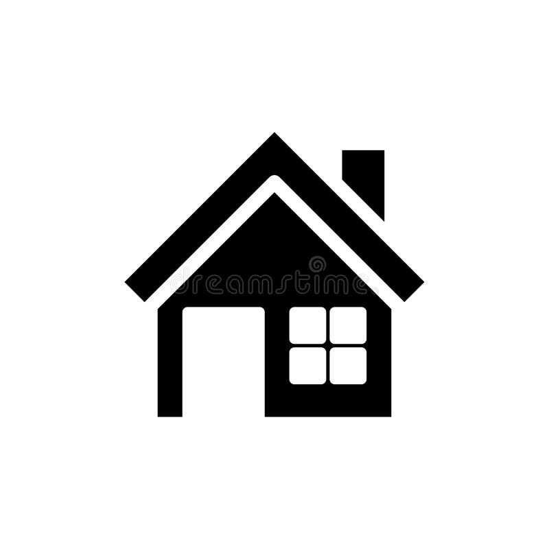 Home Icon Flat Vector Template Design Trendy Stock Vector ...