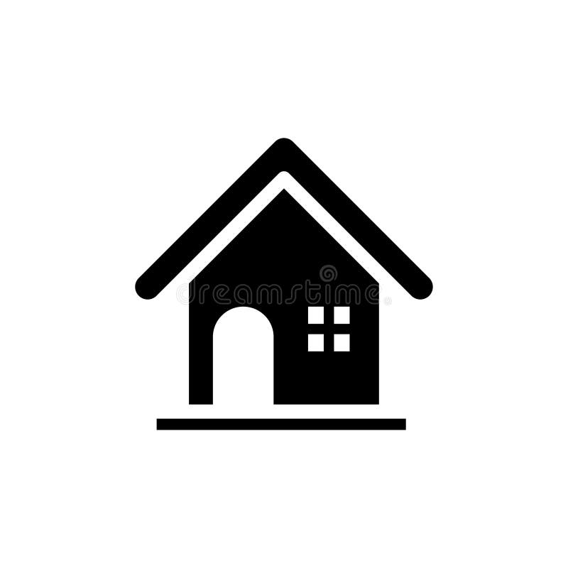 Home Icon Flat Vector Template Design Trendy Stock Vector ...