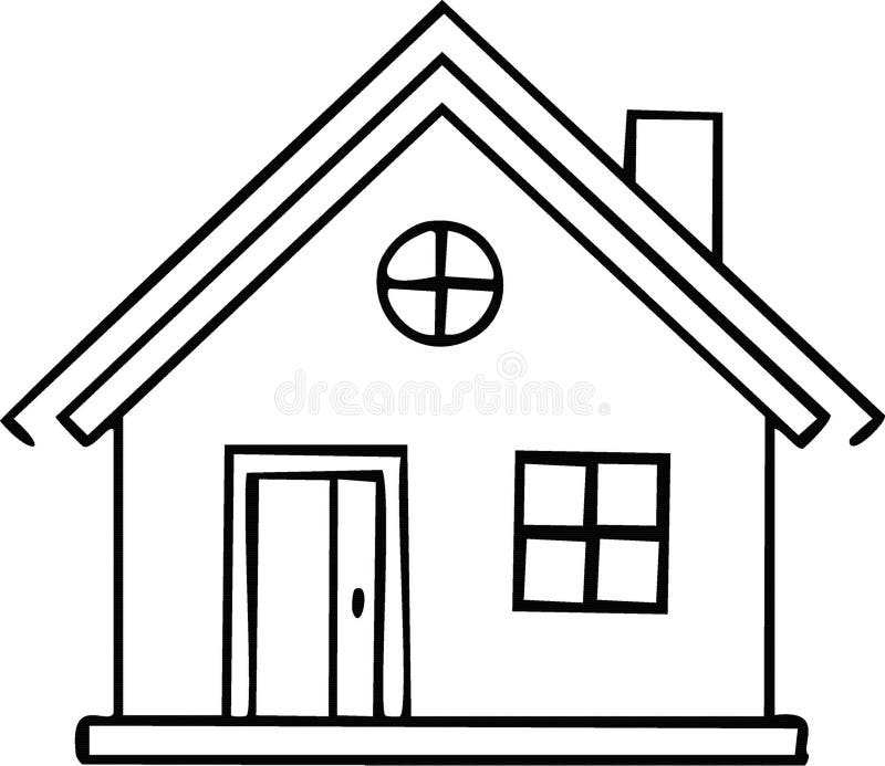 Home Icon for Graphic Design Projects or Web. Vector Illustration Stock ...