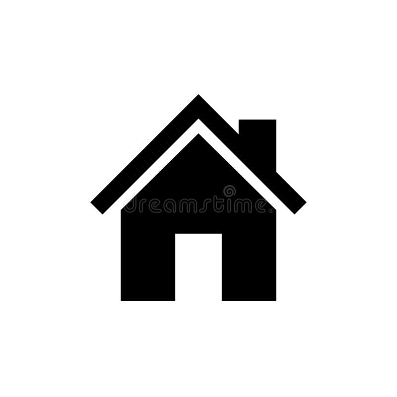 Home Icon. House Symbol. Home Page Icon. Stock Vector - Illustration of ...