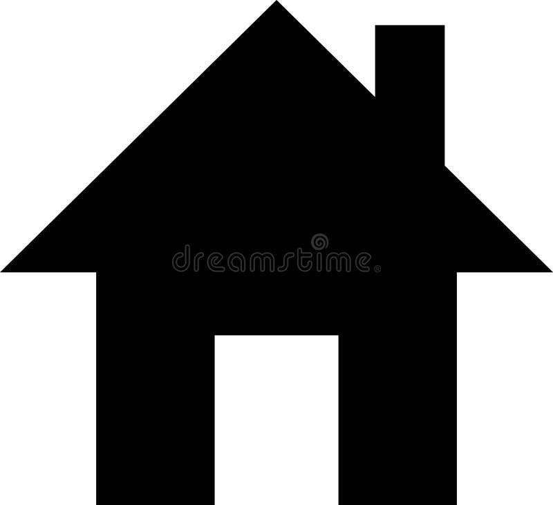 Home Icon. House Icon Vector Illustration Stock Illustration ...