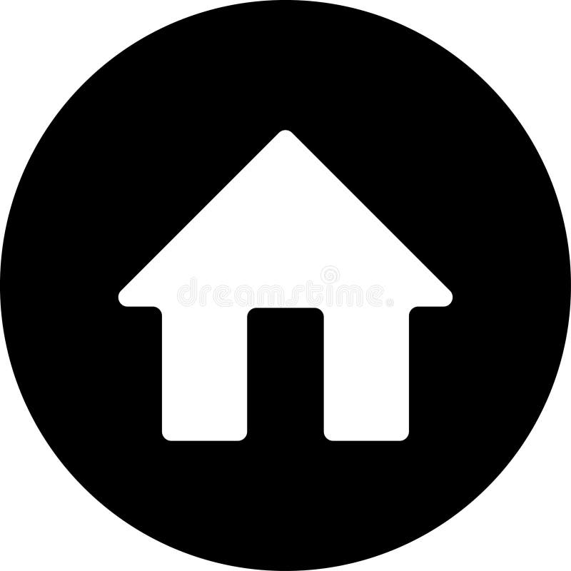 Home Icon. House Icon Vector Illustration Stock Illustration ...
