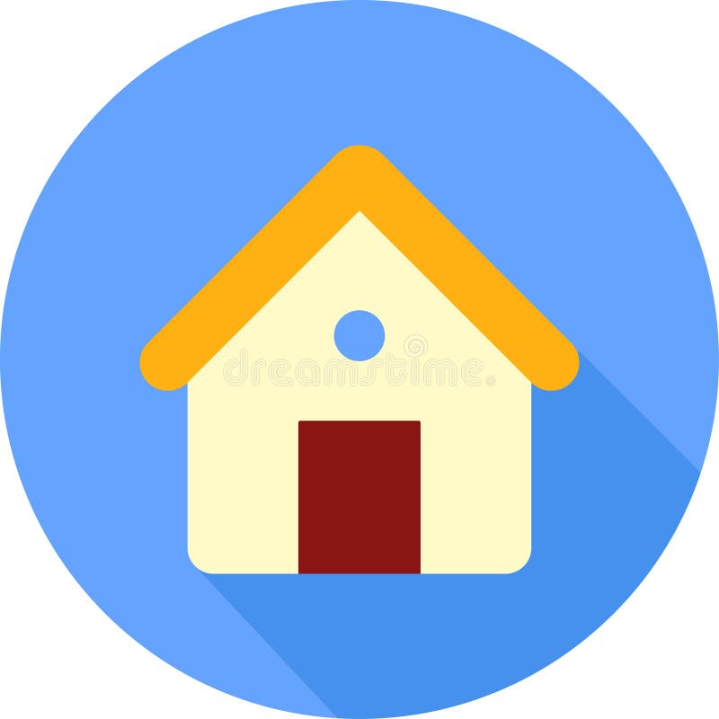 Home Icon. House Icon Vector Illustration Stock Vector - Illustration ...