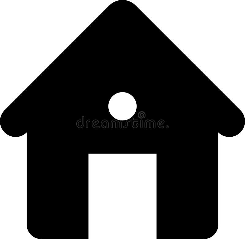 Home Icon. House Icon Vector Illustration Stock Illustration ...