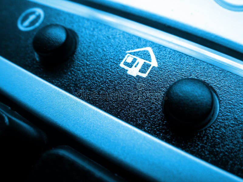 Home icon on keyboard stock photo. Image of buttons, access - 606782