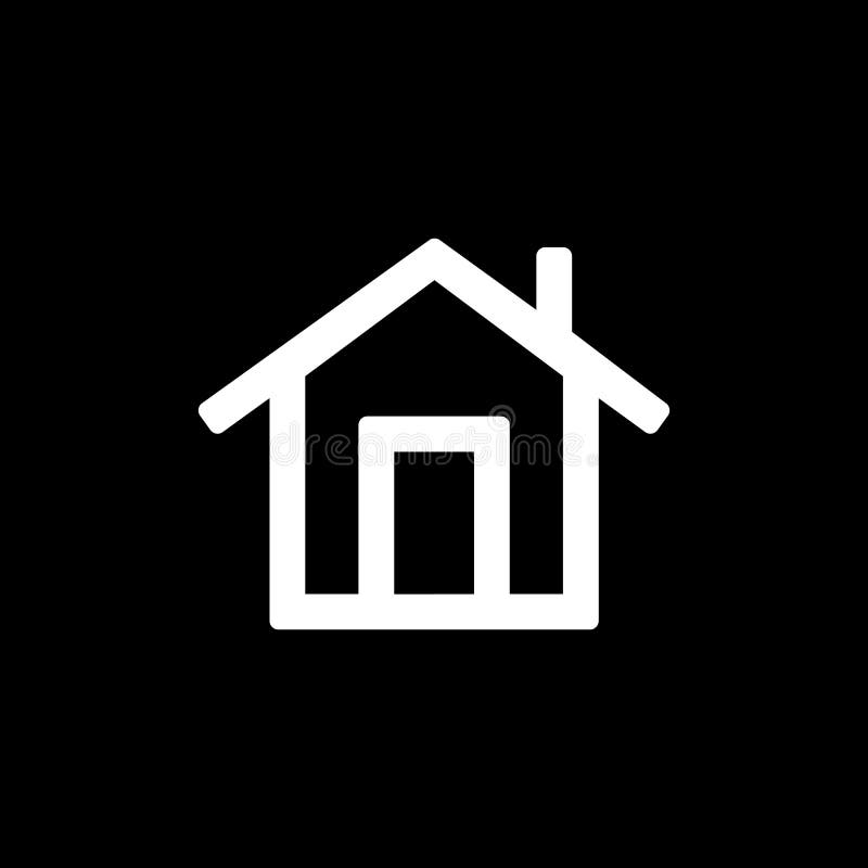 Home Icon for Simple Flat Style Ui Design Stock Vector - Illustration ...