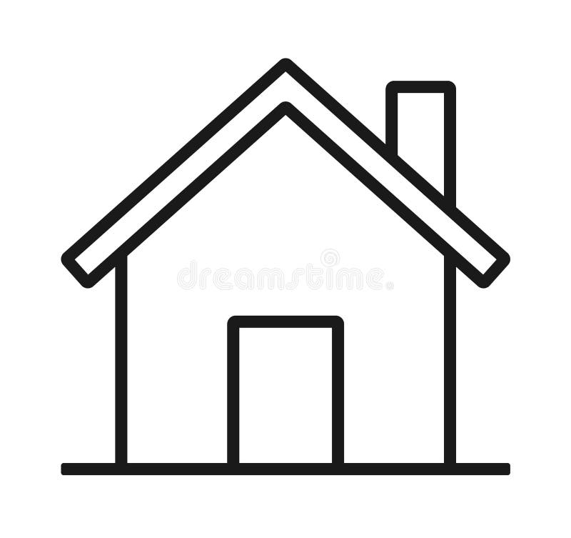 Home icon stock vector. Illustration of filled, building - 134485263